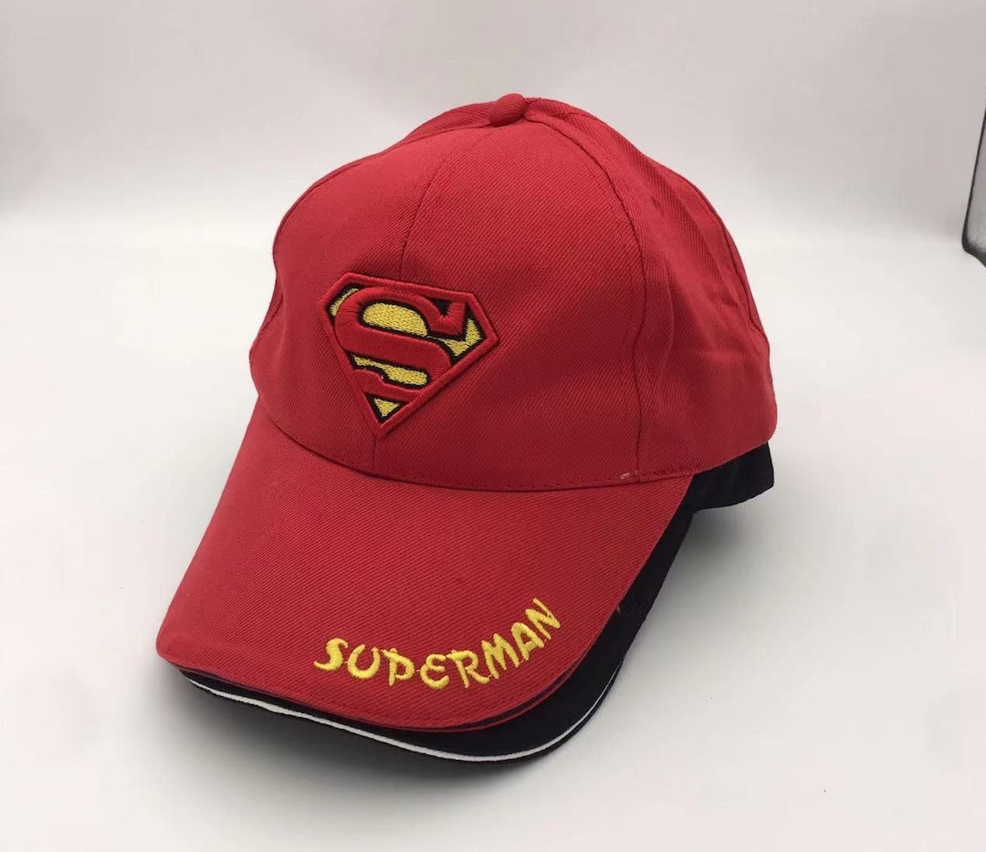 Vintage Embroidered Superman Hat/cap, Unisex, Adjustable, Gift for Her ...