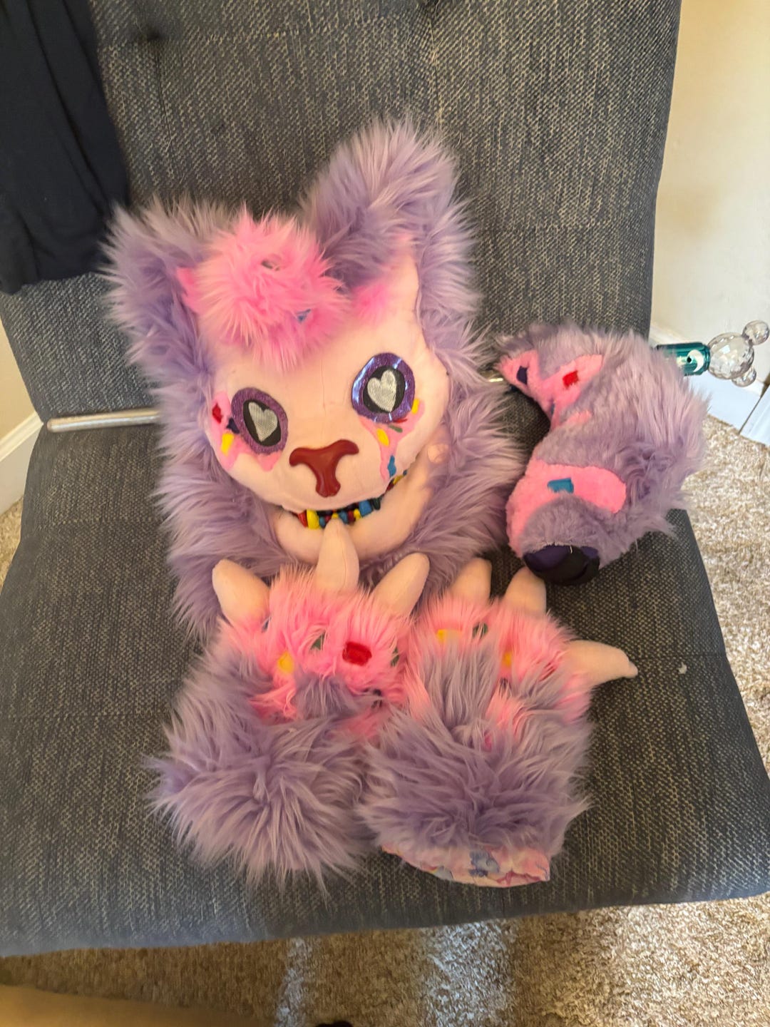 Pink Candy Fursuit Partial + Character - Etsy