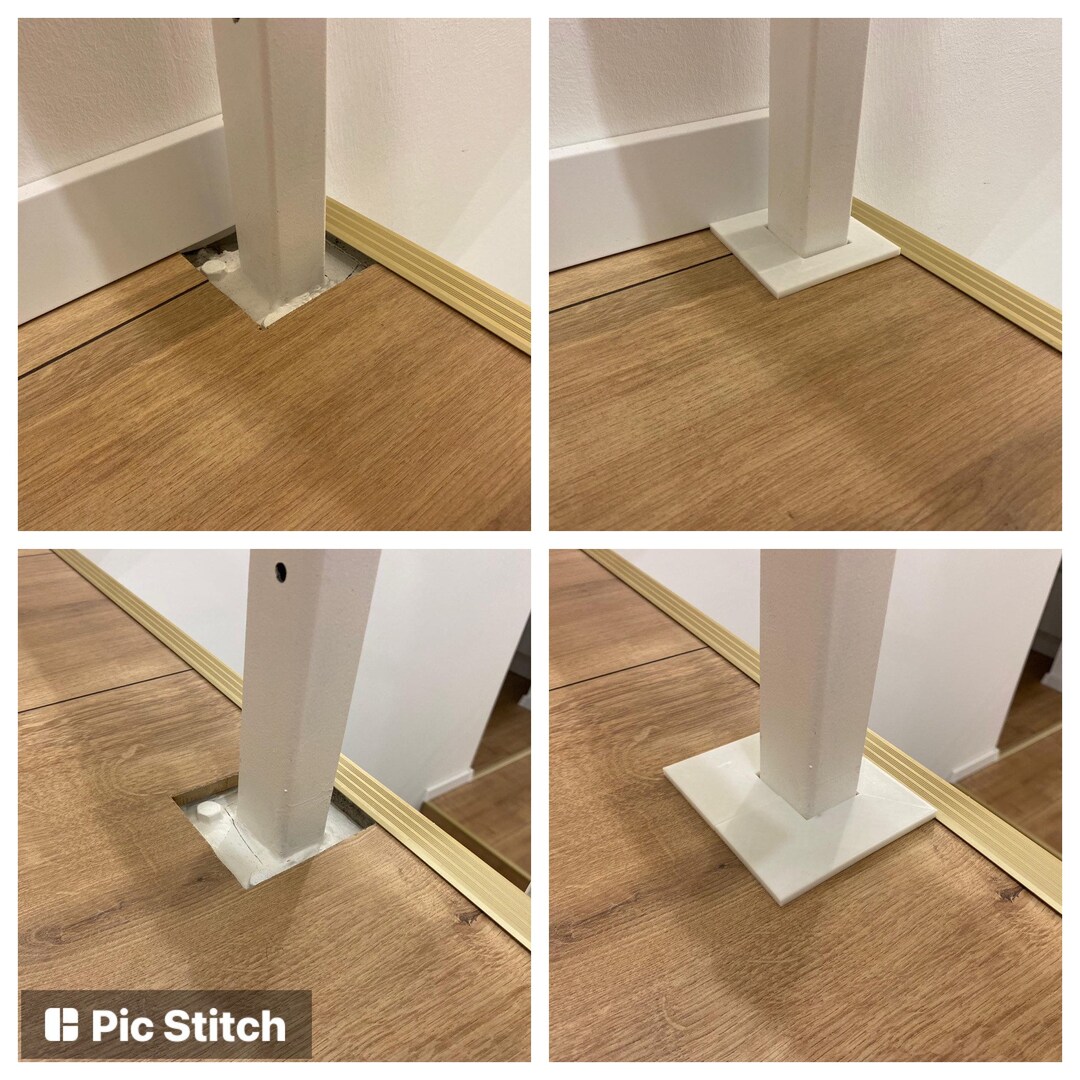 3D Printing Stair Railing Rosette / Cover Made to Measure / Stair ...