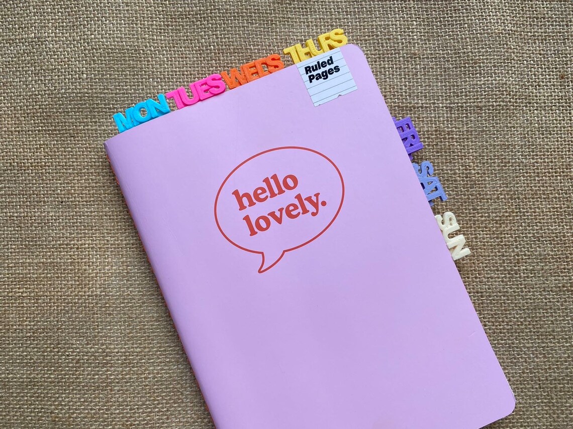 Page Markers,organisational Bookmarks,planner Accessories,weekly ...