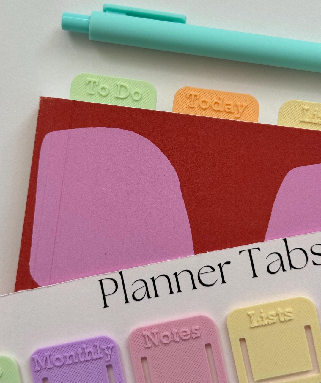 Pastel Planner Tabs, Page Markers, Index Tabs, Page Markers, Stationary ...