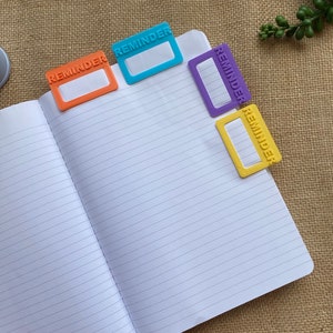 Reminder Tabs, Organise Work, School Work, Documents, Document Tracker ...