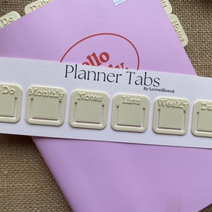 Planner Tabs, Bookmarks, Index Tabs, Page Markers, Stationary, Paper ...