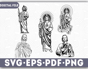 Saint Judas Thaddeus Svg, San Judas Bundle, Religion Svg, Clipart ...