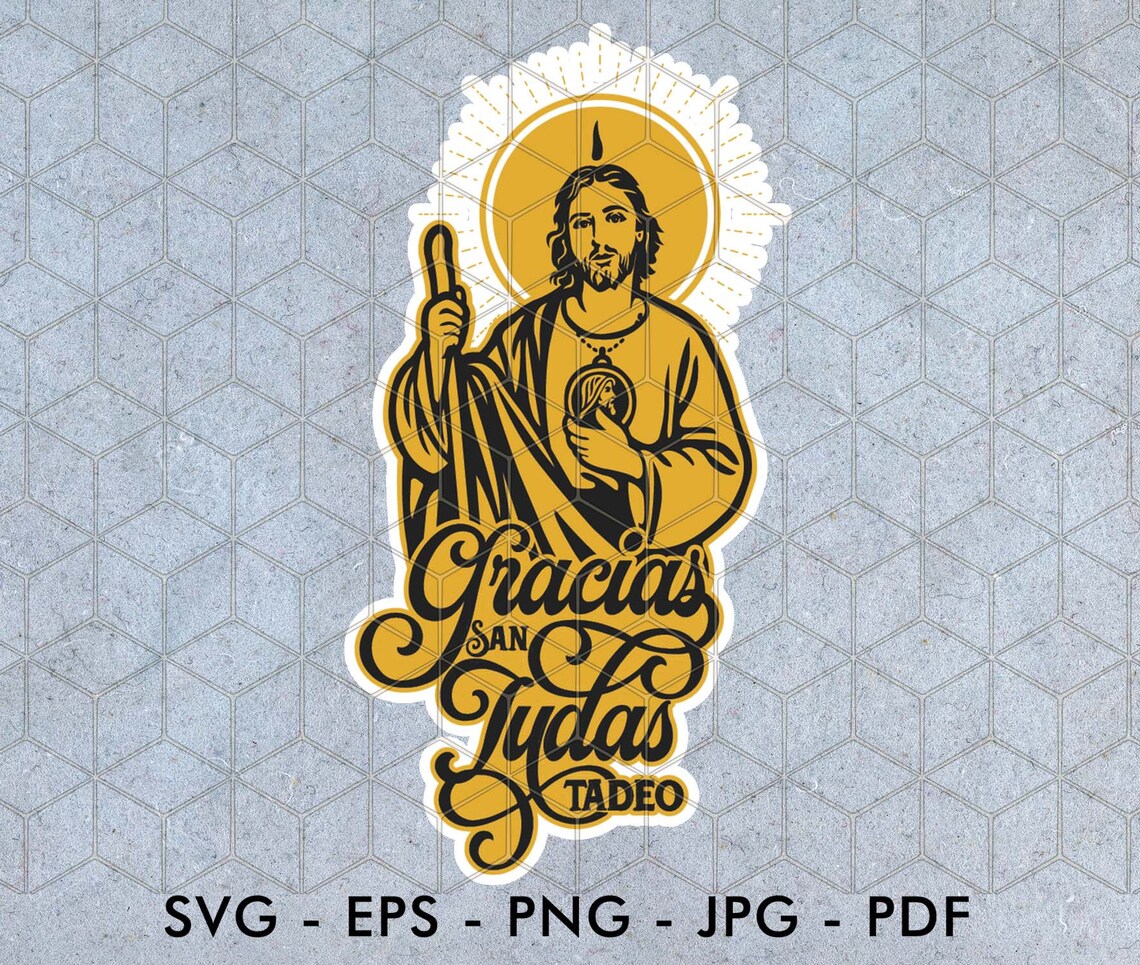 Saint Judas Thaddeus Svg, San Judas Tadeo Digital, Prayer Svg, Religion ...
