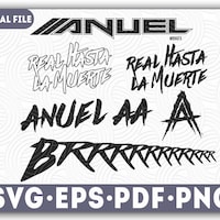 Anuel AA, Logo Anuel, Anuel SVG, Png, Eps, Cartoon Art Craft Shirt ...