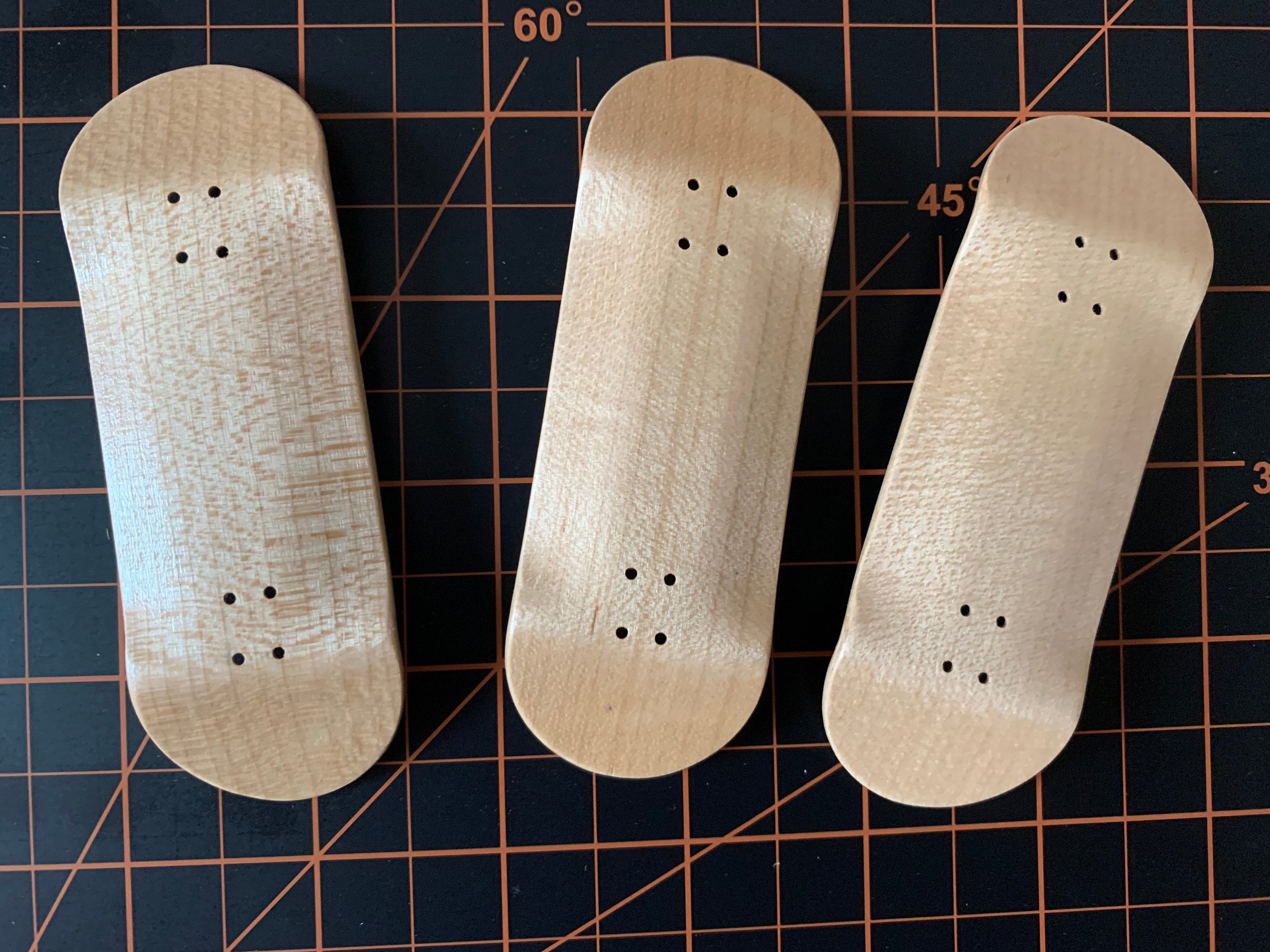 5 Ply Wooden Maple Fingerboard Deck Professional Custom - Etsy