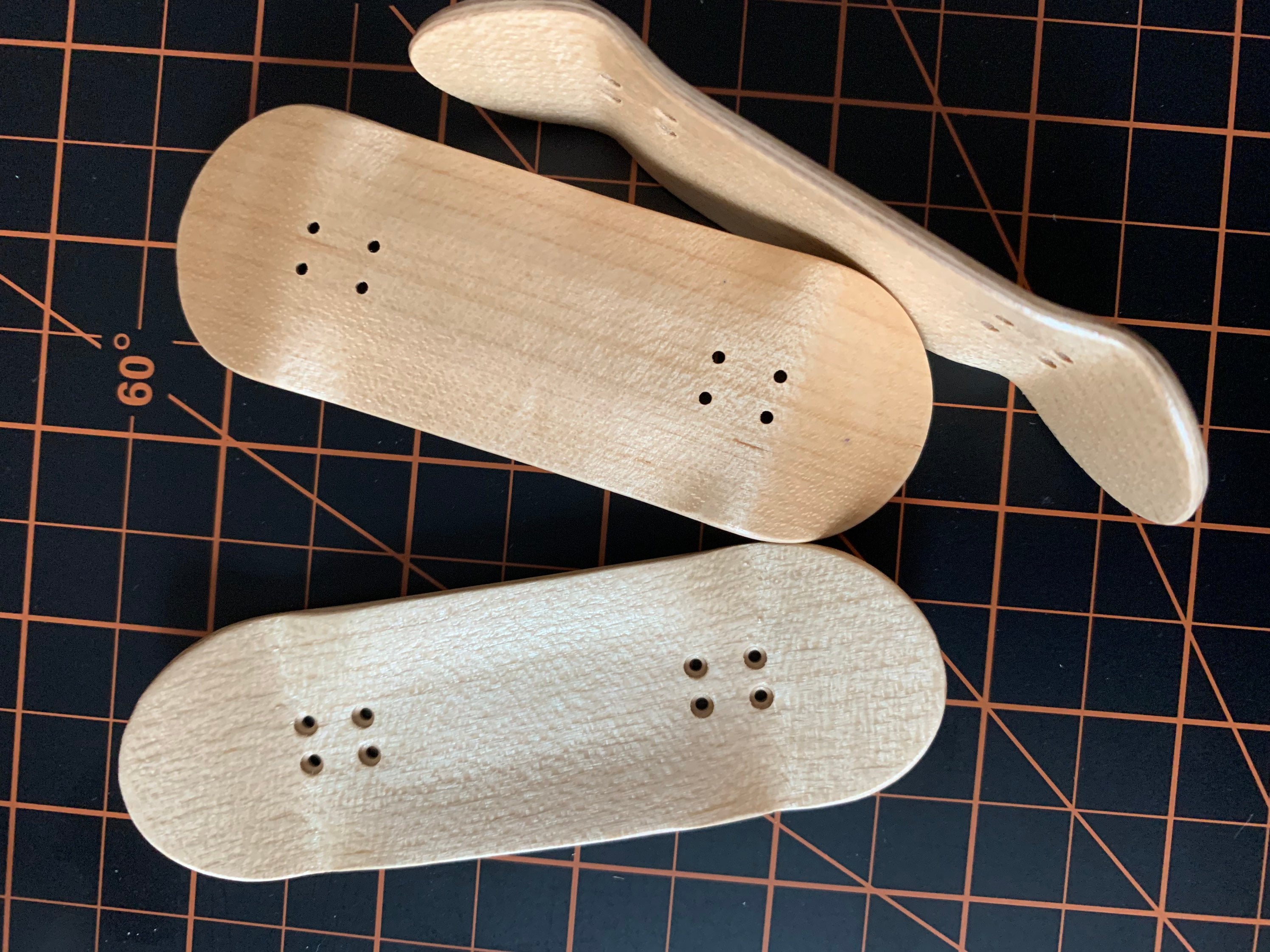 5 Ply Wooden Maple Fingerboard Deck Professional Custom - Etsy