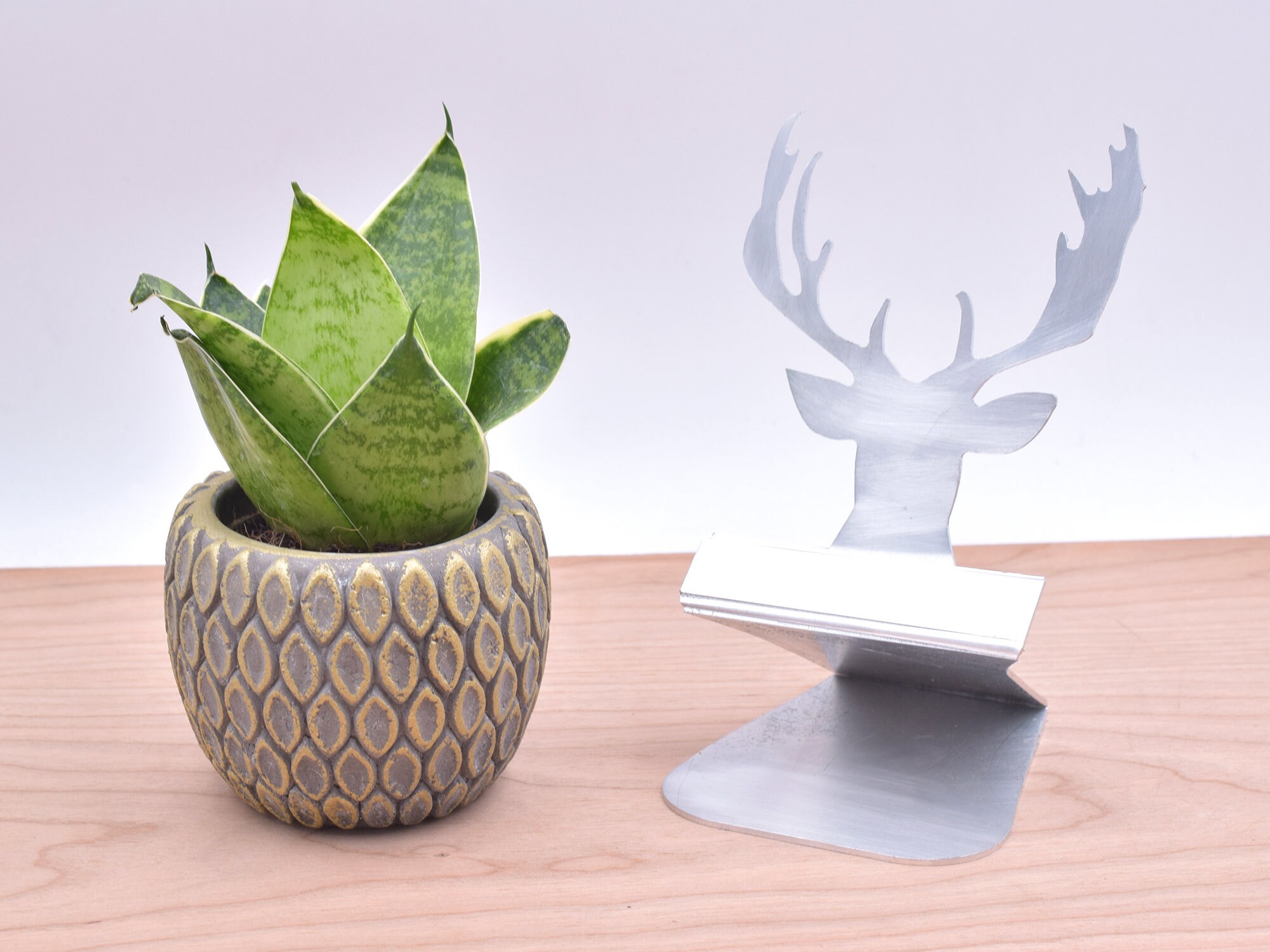 Stag Phone Stand Aluminium Metal - Etsy