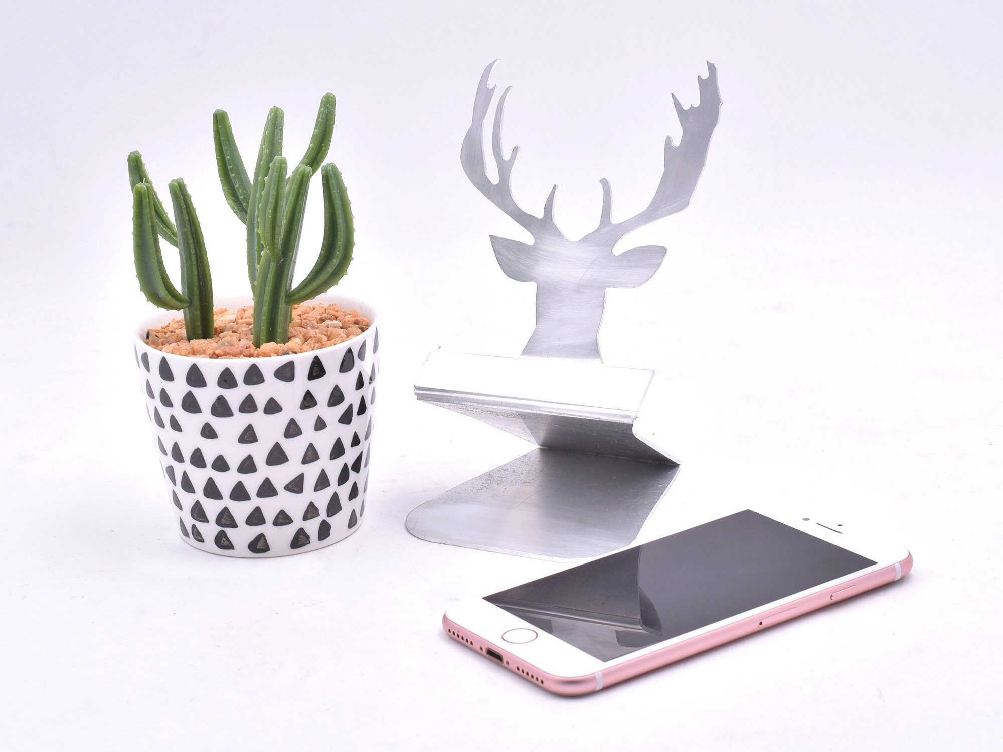 Stag Phone Stand Aluminium Metal - Etsy