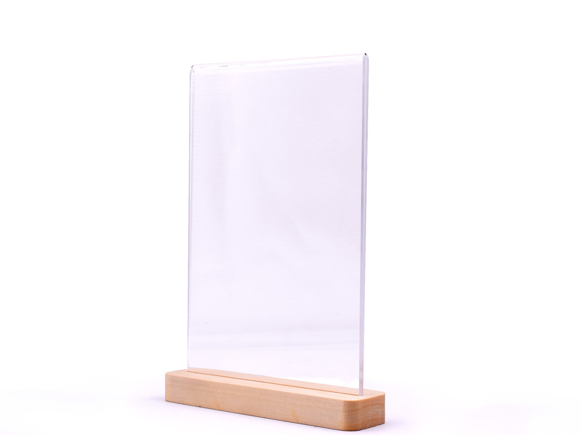 Wooden Bases Sign Stands Wooden Card Holder A4 / A5 Sizes Great to ...