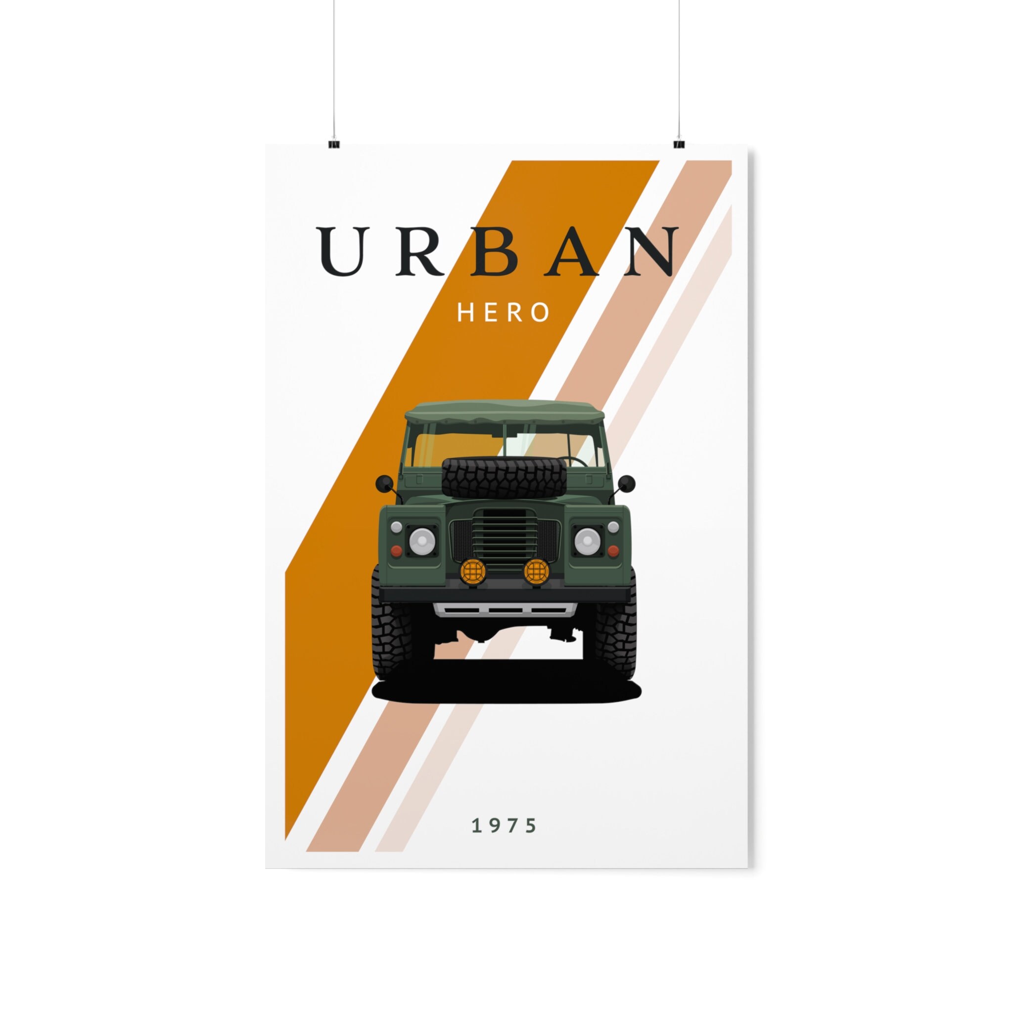 Hand-drawn Legendary Land Rover Defender Art Print Wall - Etsy