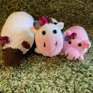 Clara Cow Circular Knitting Machine Pattern - Circular Knitting Machine ...