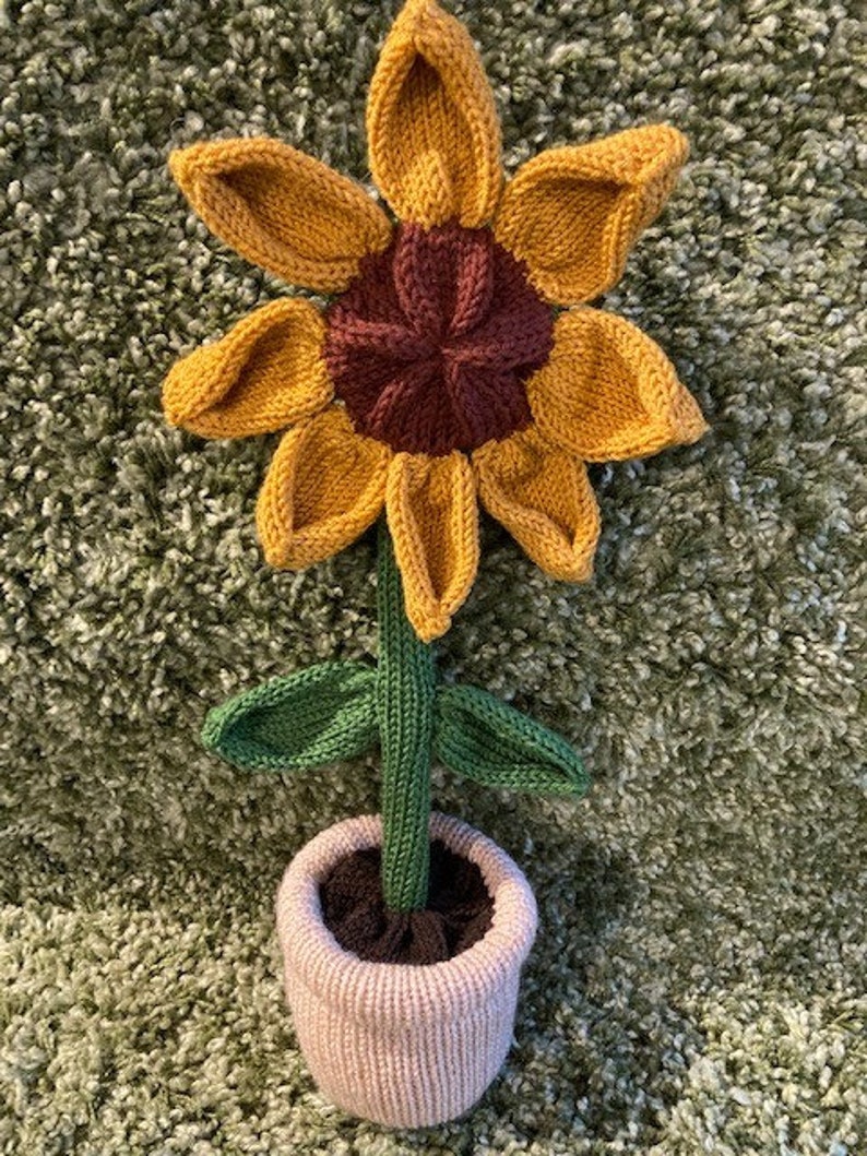 Sunflower Circular Knitting Machine Pattern - Circular Knitting Machine ...