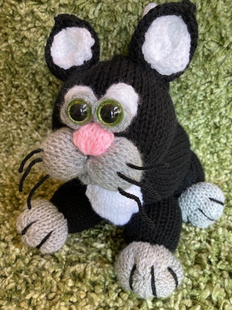 Tom the Cat Circular Knitting Machine Pattern Circular - Etsy