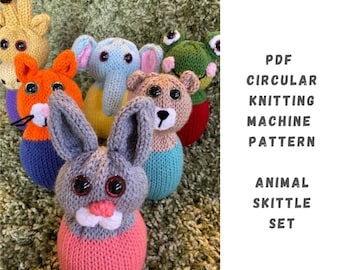 Tom the Cat Circular Knitting Machine Pattern Circular Knitting Machine ...