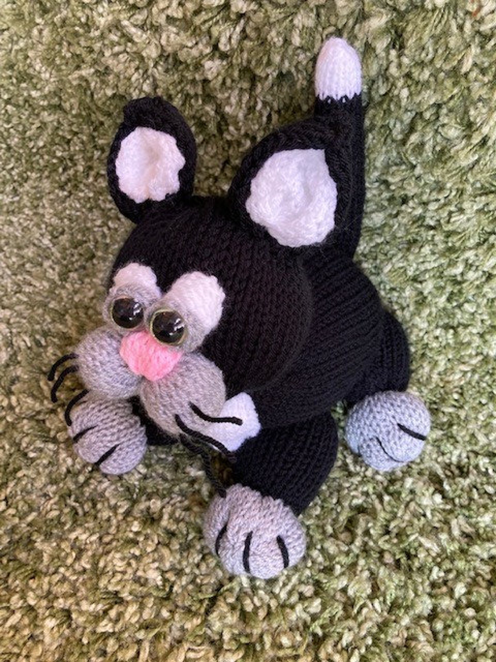 Tom the Cat Circular Knitting Machine Pattern Circular - Etsy