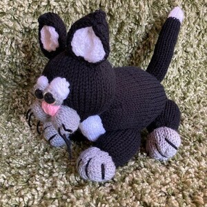 Tom the Cat Circular Knitting Machine Pattern - Circular Knitting ...