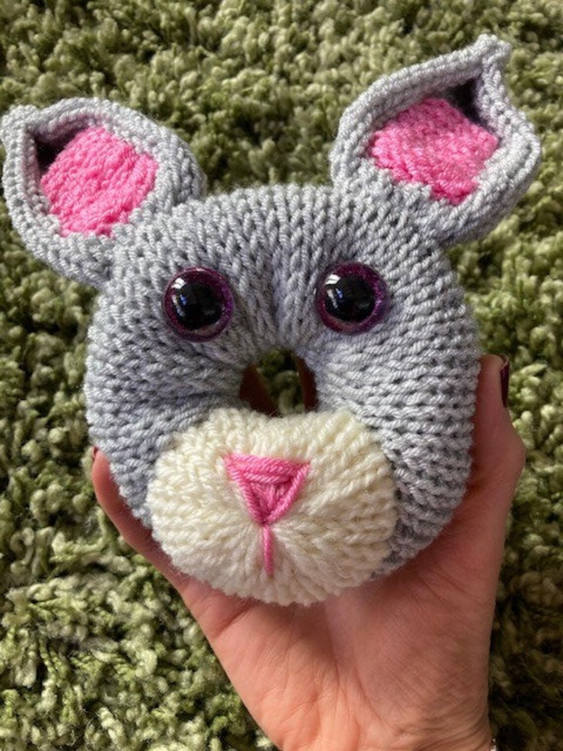 Donut Rabbit Knitting Machine Pattern: Addi Express, Sentro (PDF ...