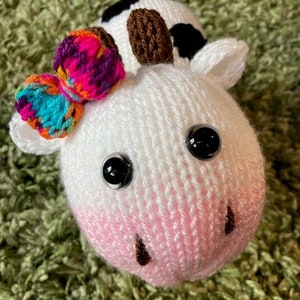 Clara Cow Circular Knitting Machine Pattern - Circular Knitting Machine ...