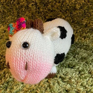 Clara Cow Circular Knitting Machine Pattern - Circular Knitting Machine ...