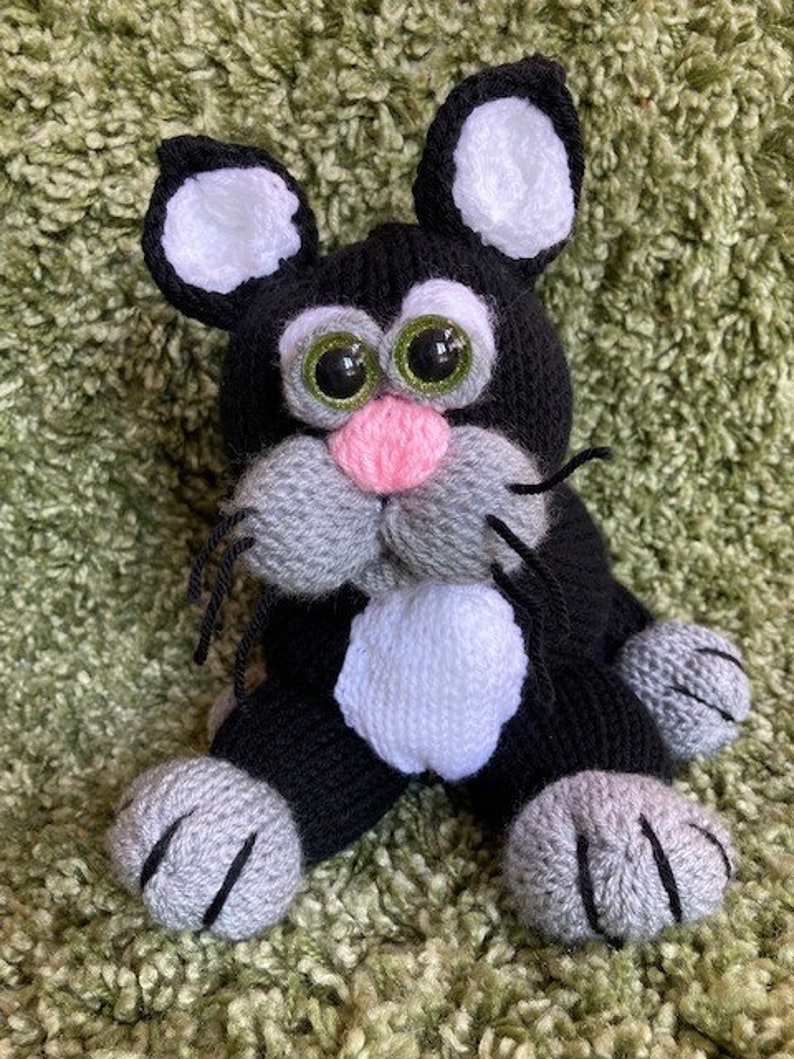 Tom the Cat Circular Knitting Machine Pattern Circular - Etsy