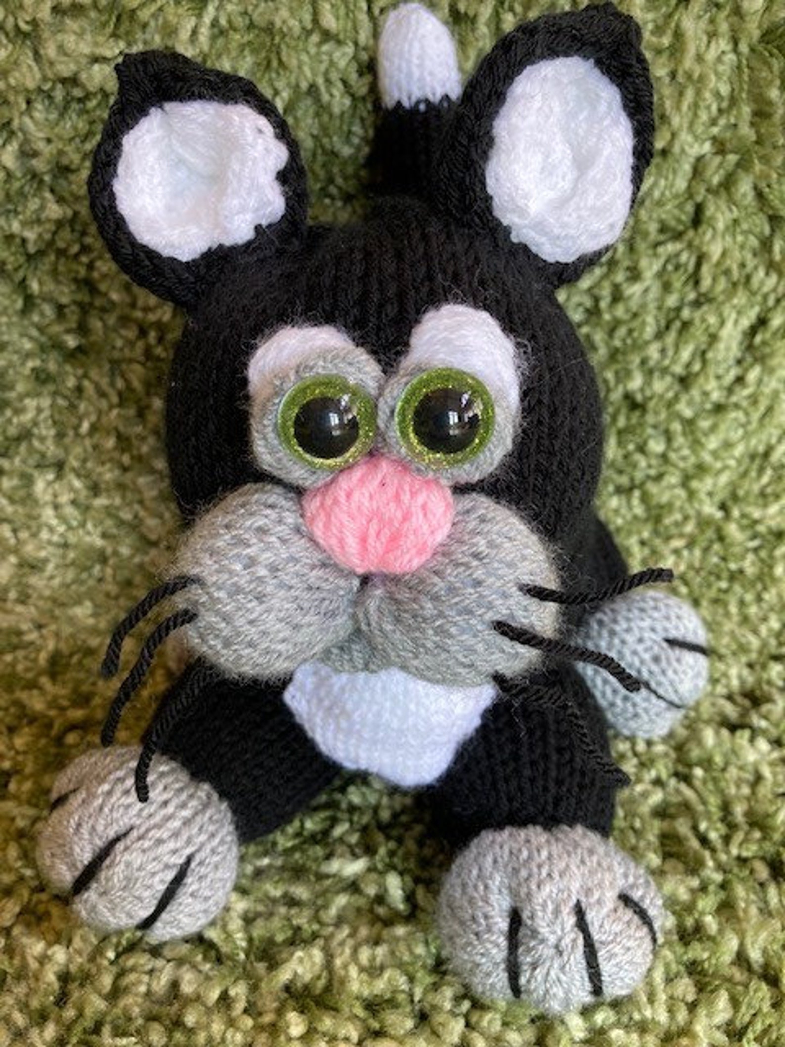 Tom the Cat Circular Knitting Machine Pattern Circular - Etsy