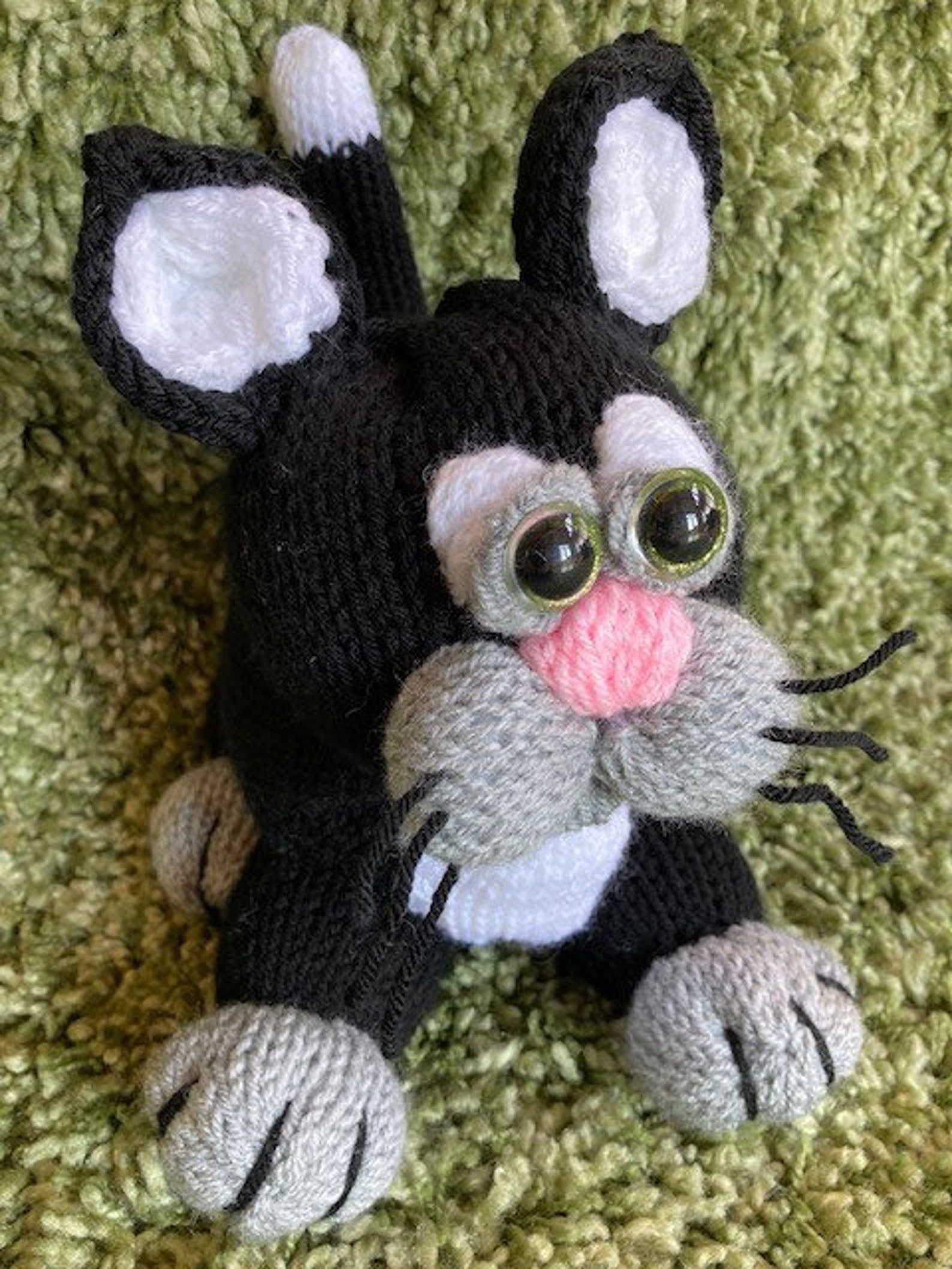 Tom the Cat Circular Knitting Machine Pattern Circular - Etsy