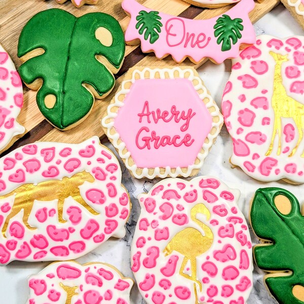 Animal Print Cookies - Etsy