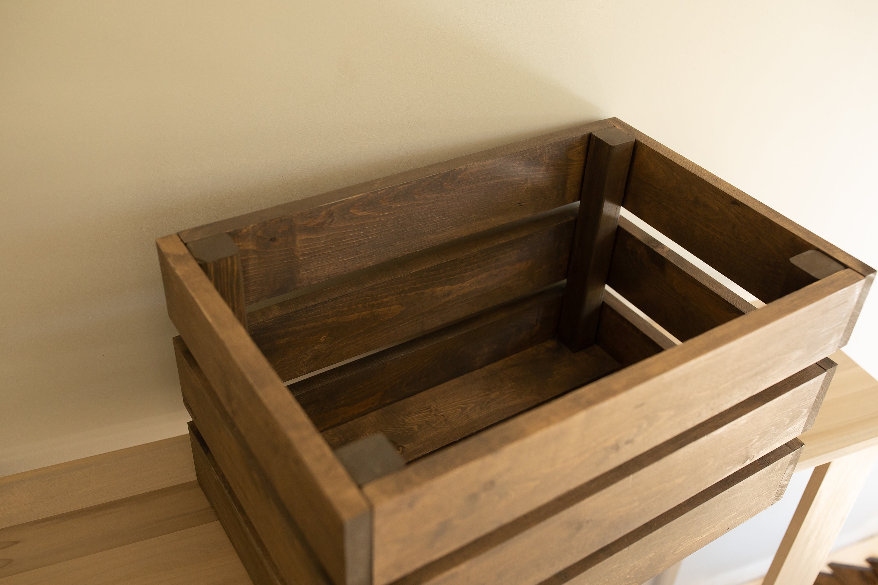 Wooden Crate, Wooden Box, Farmhouse Bin, Farmhouse Crate, Wooden ...