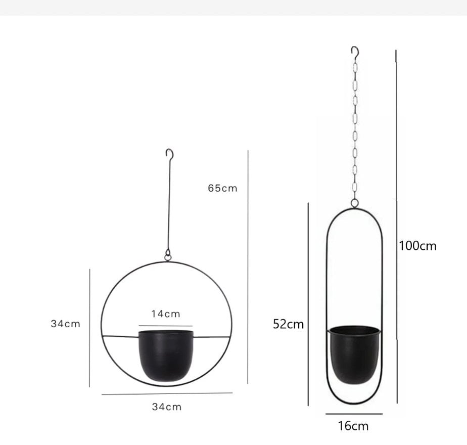 Plant Hanger | Hanging Pot | Nordic Style |indoor Plant Pots | Planters ...
