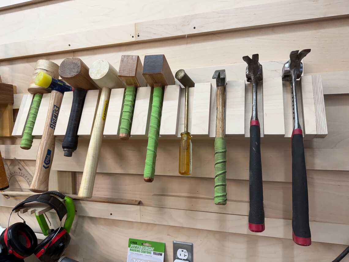 Hammer and Mallet Rack - Etsy UK