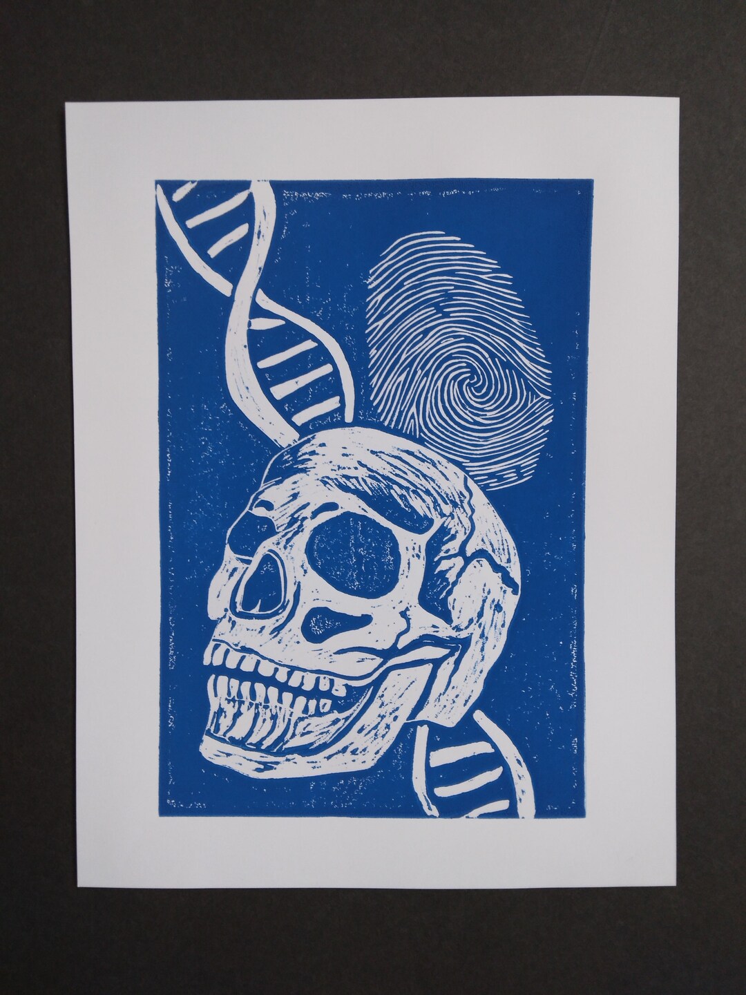 Forensic Science Inspired Art Print | Handmade - Etsy
