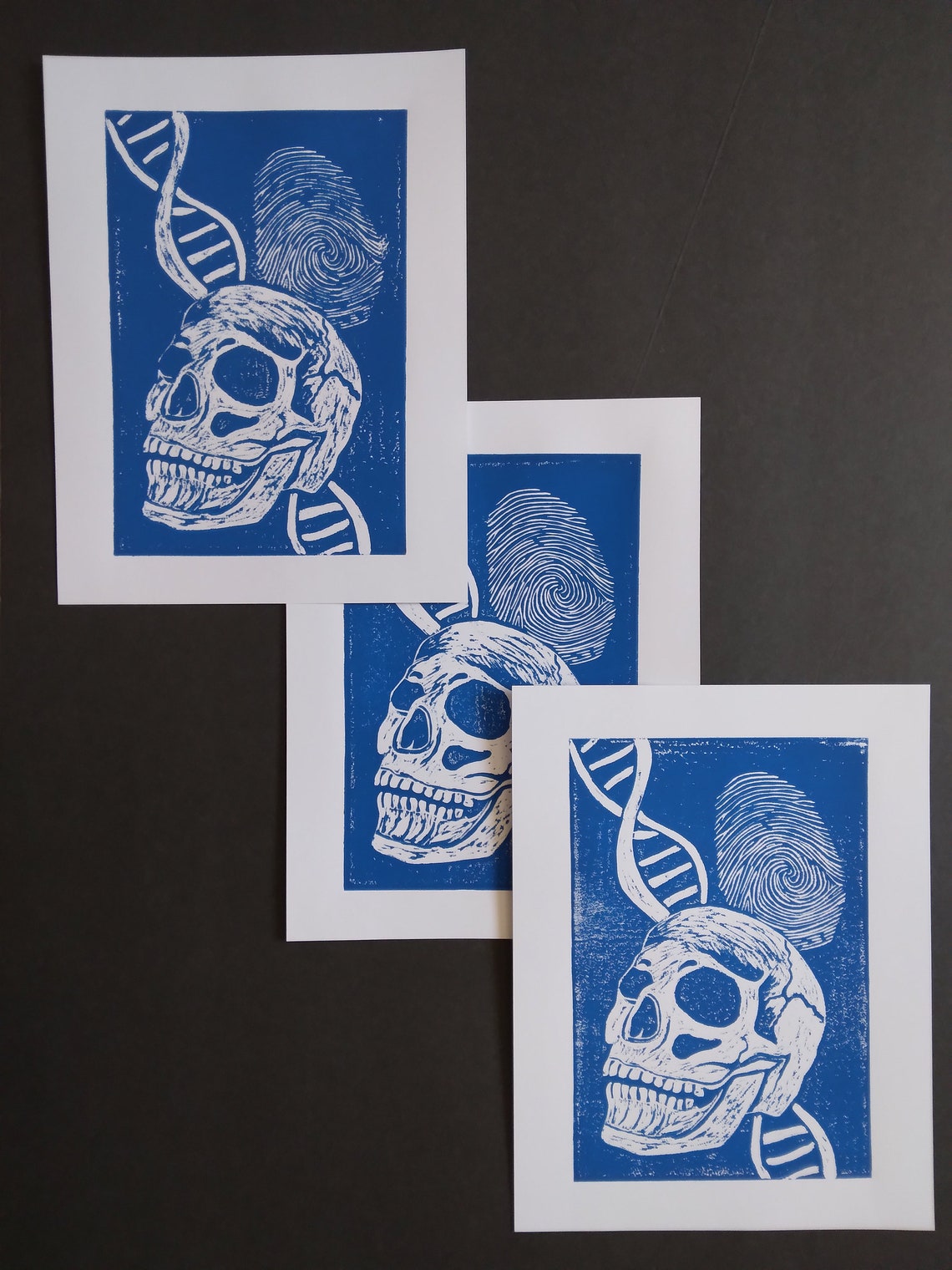 Forensic Science Inspired Art Print | Handmade - Etsy