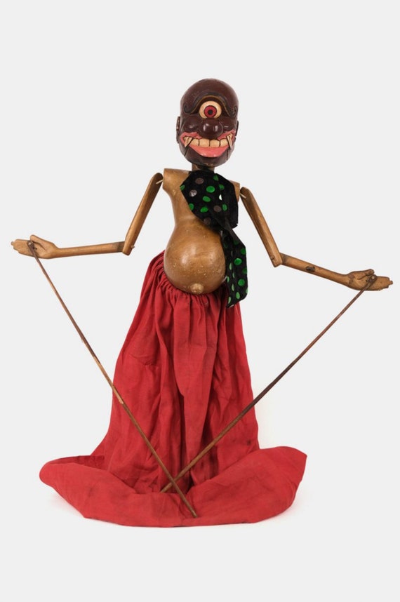 Antique One Eye Devil Puppet Traditional Old Puppets Scary - Etsy