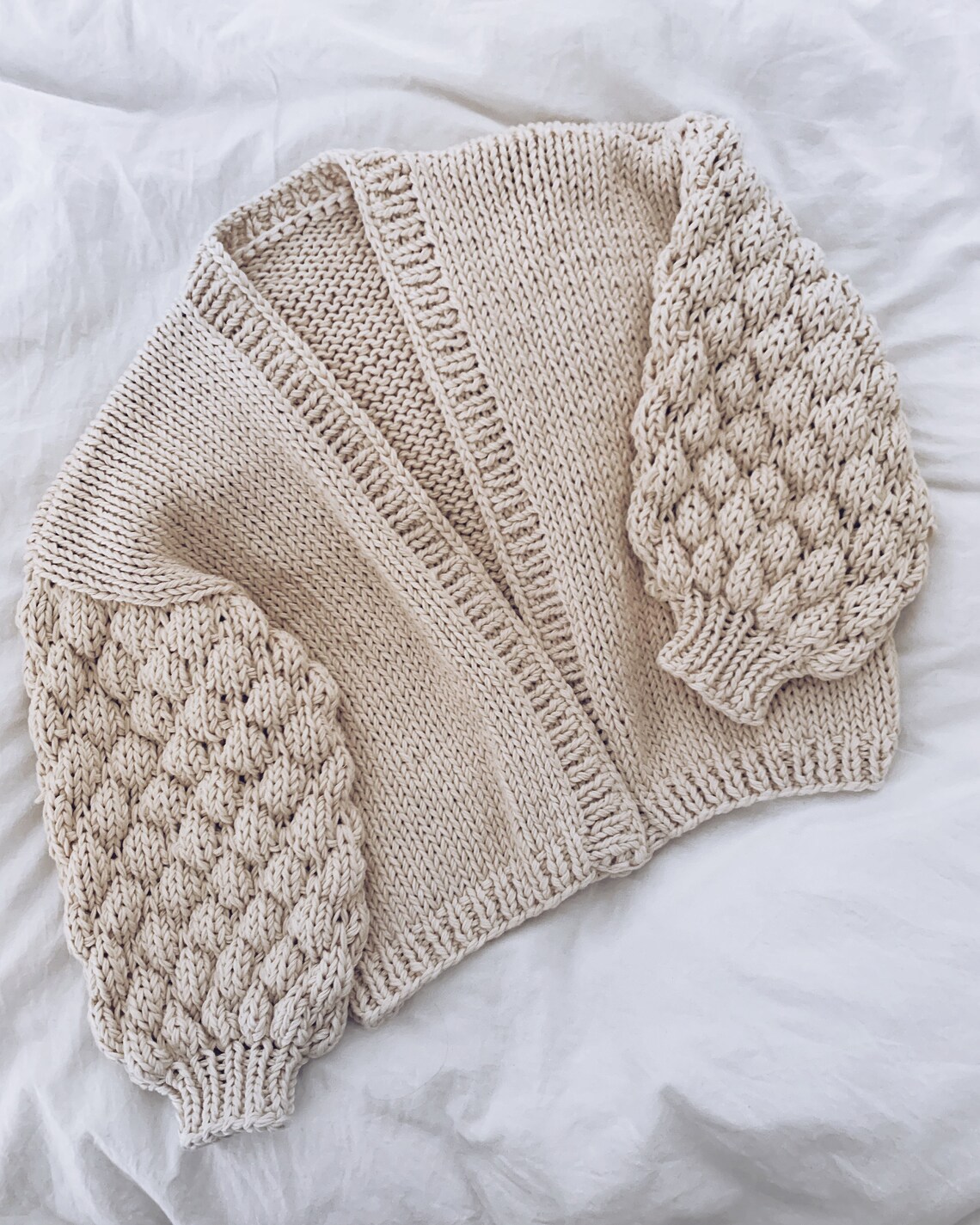 Mini Hubble Bubble Cardigan Light - Etsy