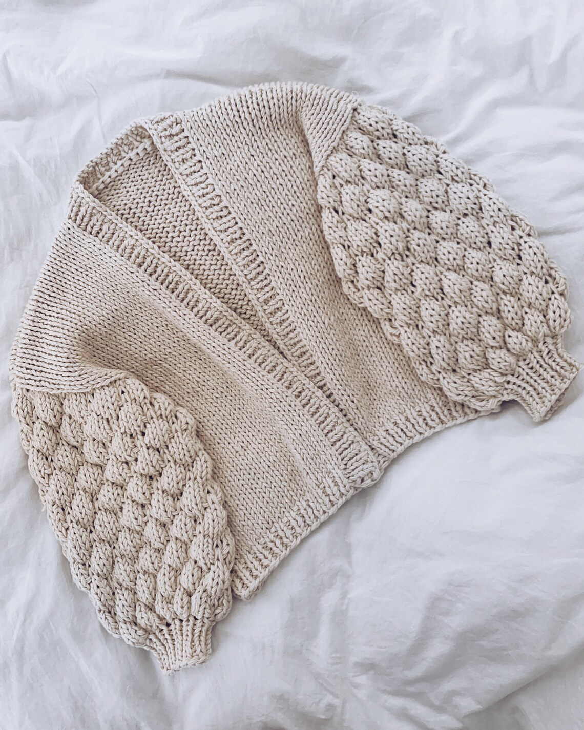 Mini Hubble Bubble Cardigan Light - Etsy