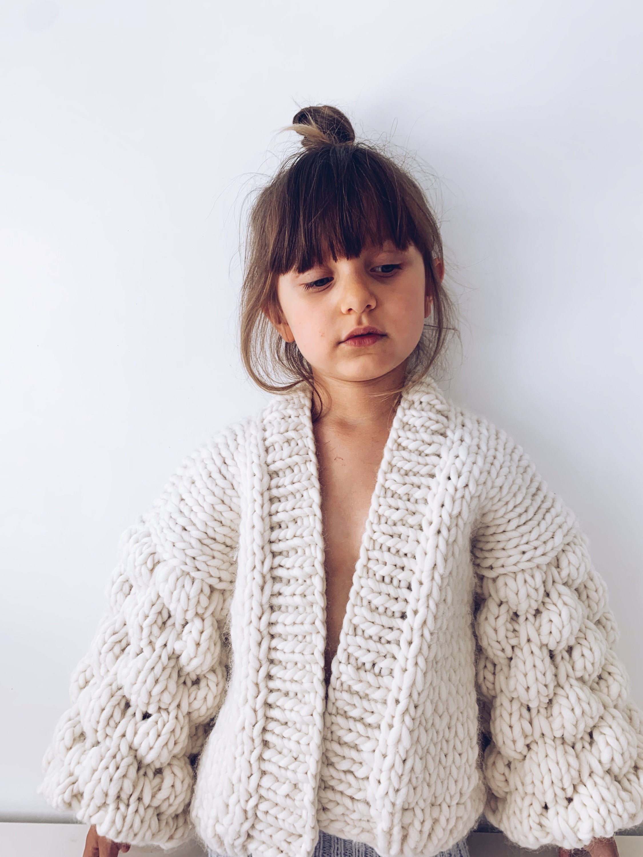Mini Hubble Bubble Cardigan - Etsy
