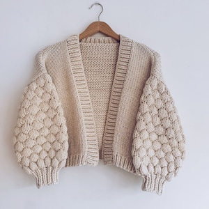 Mini Hubble Bubble Cardigan Light - Etsy