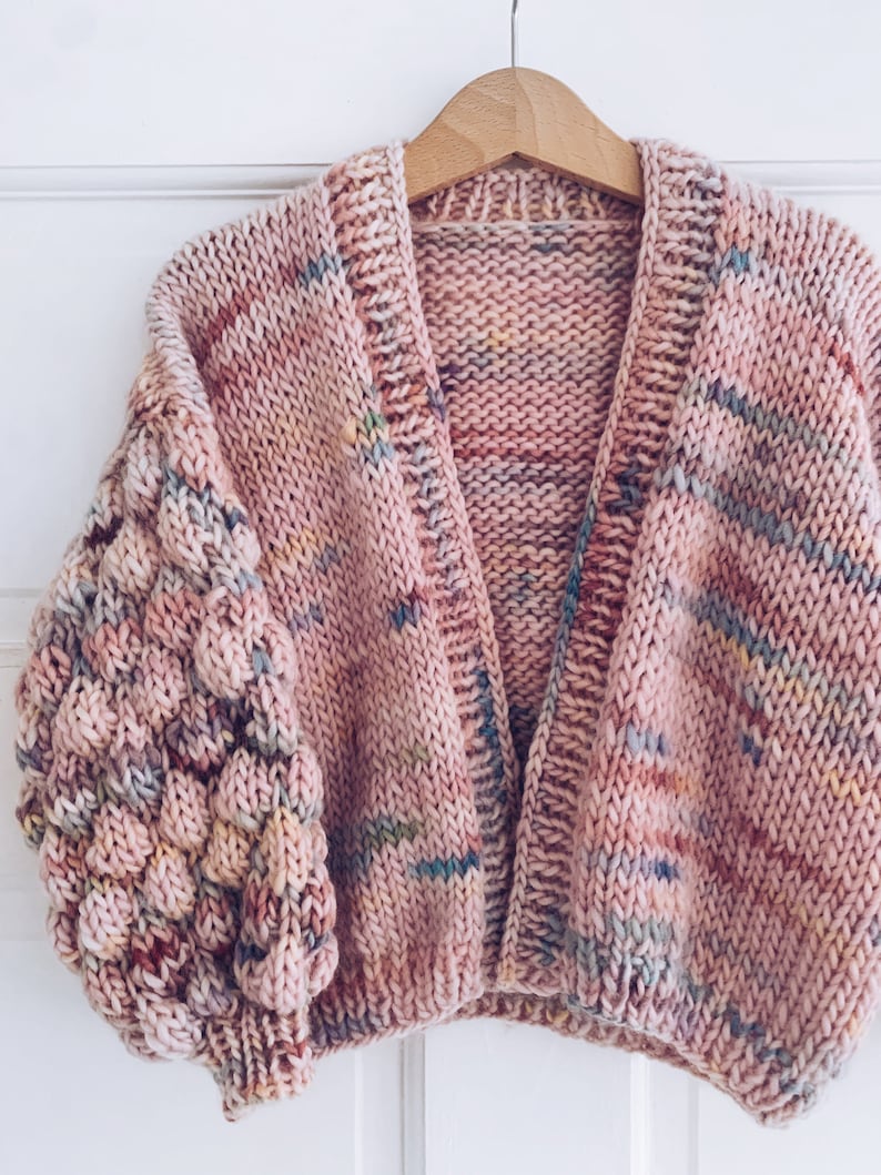Mini Hubble Bubble Cardigan Light - Etsy