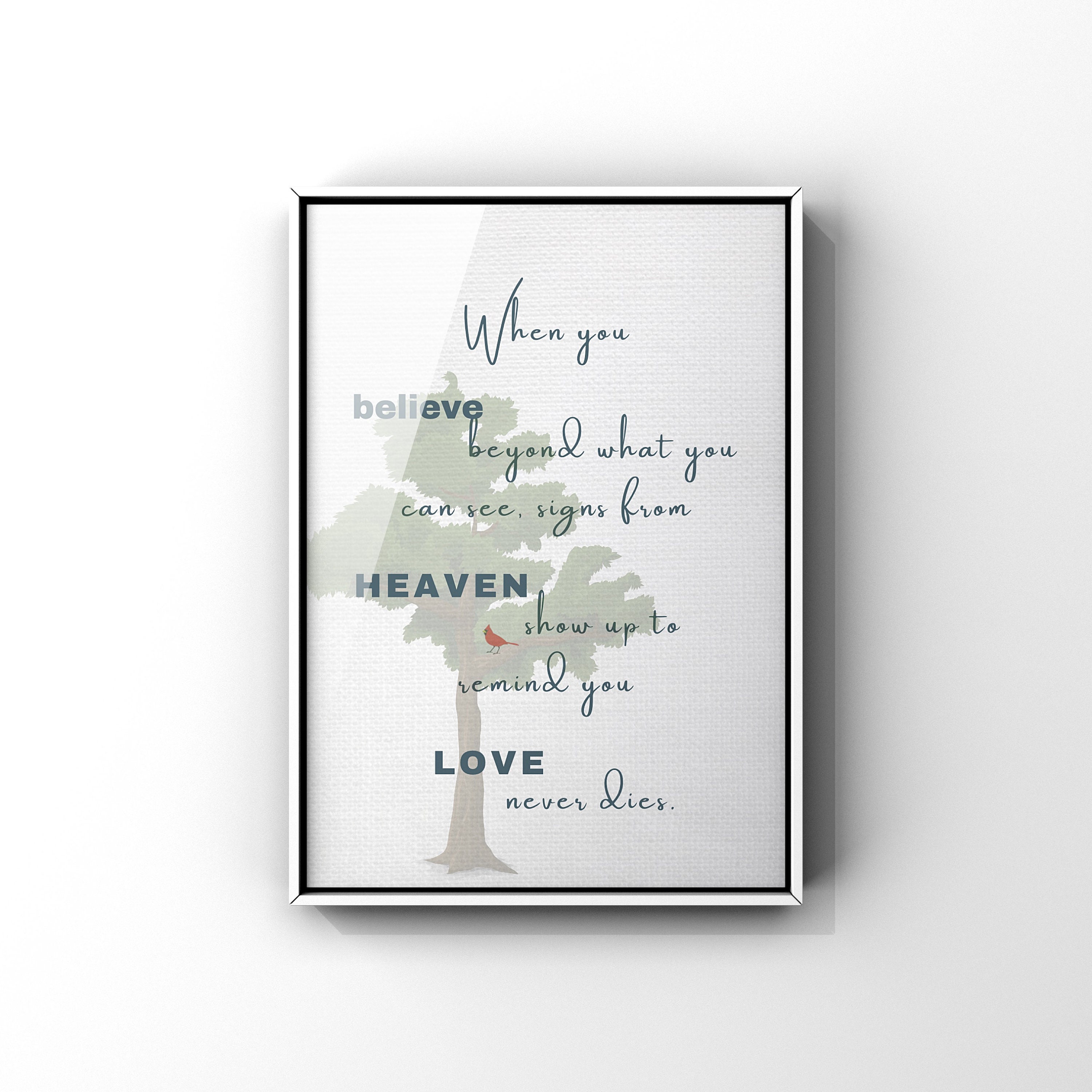 Printable Memorial Quotes, Heaven Quotes Printable, Signs From Heaven ...