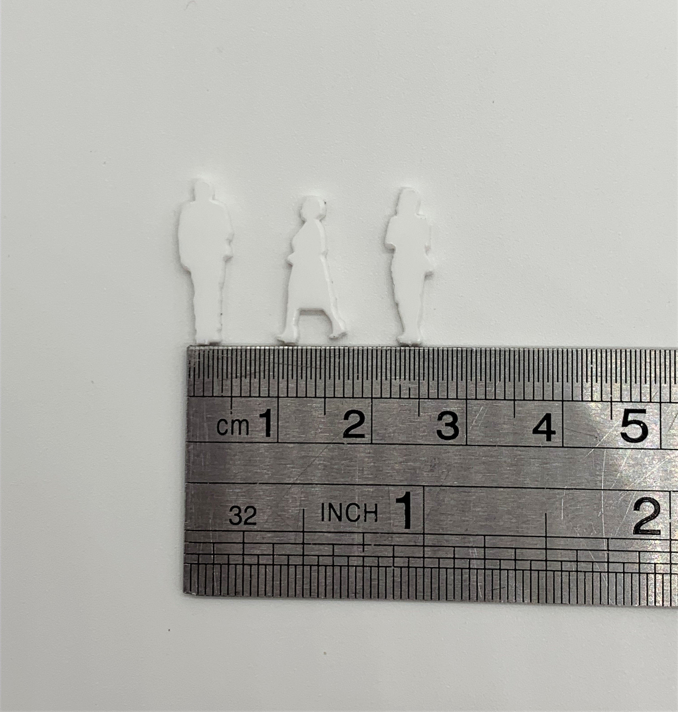 Miniature Human Figures Laser Cut 1:100 - Etsy