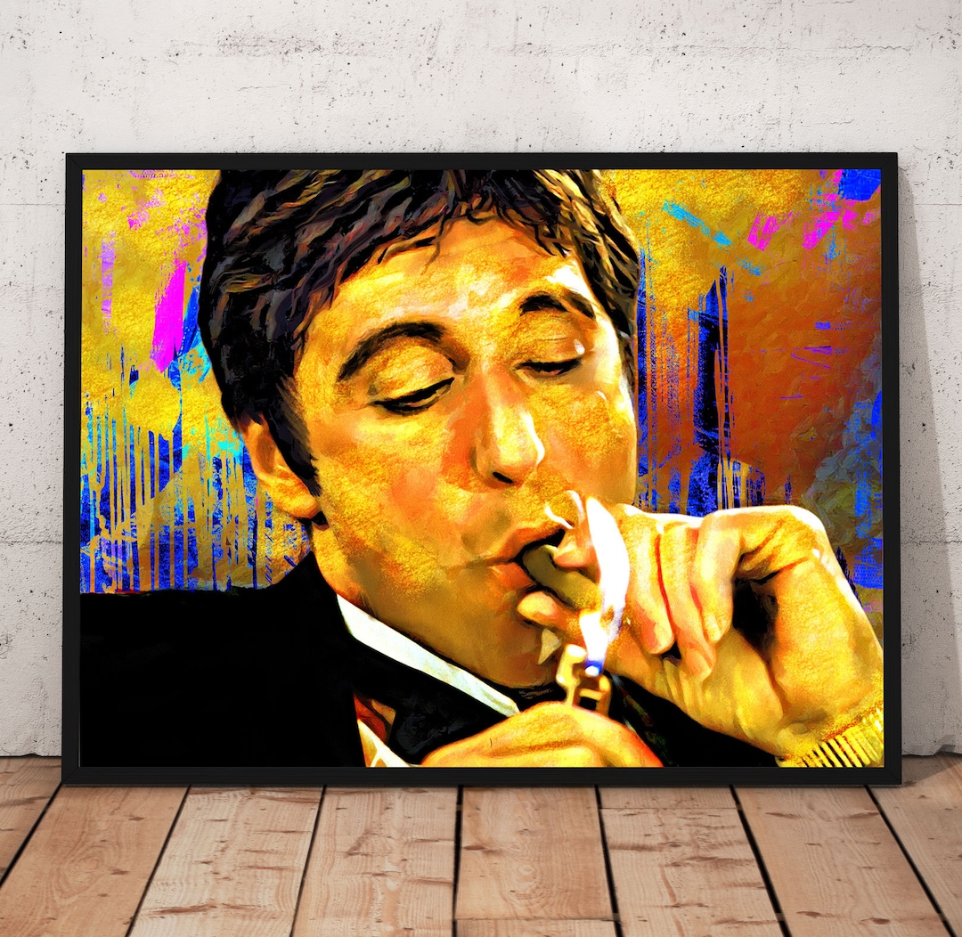 Scarface Color Splash Art Digital Download - Etsy
