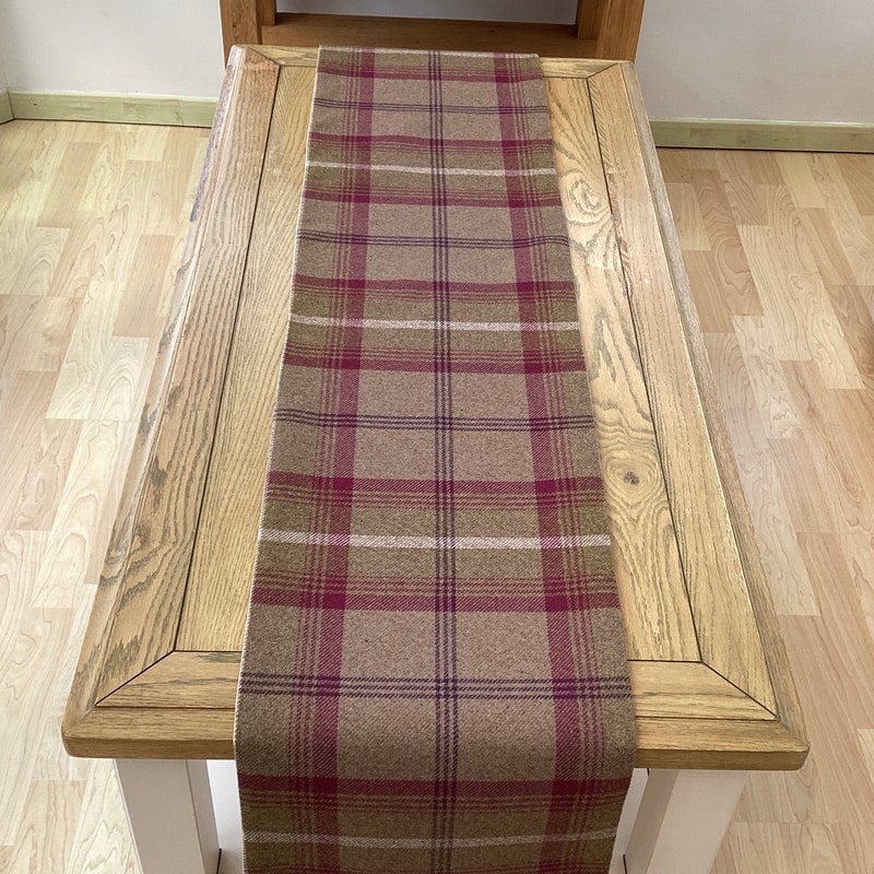 Tartan Table Runner - Etsy UK