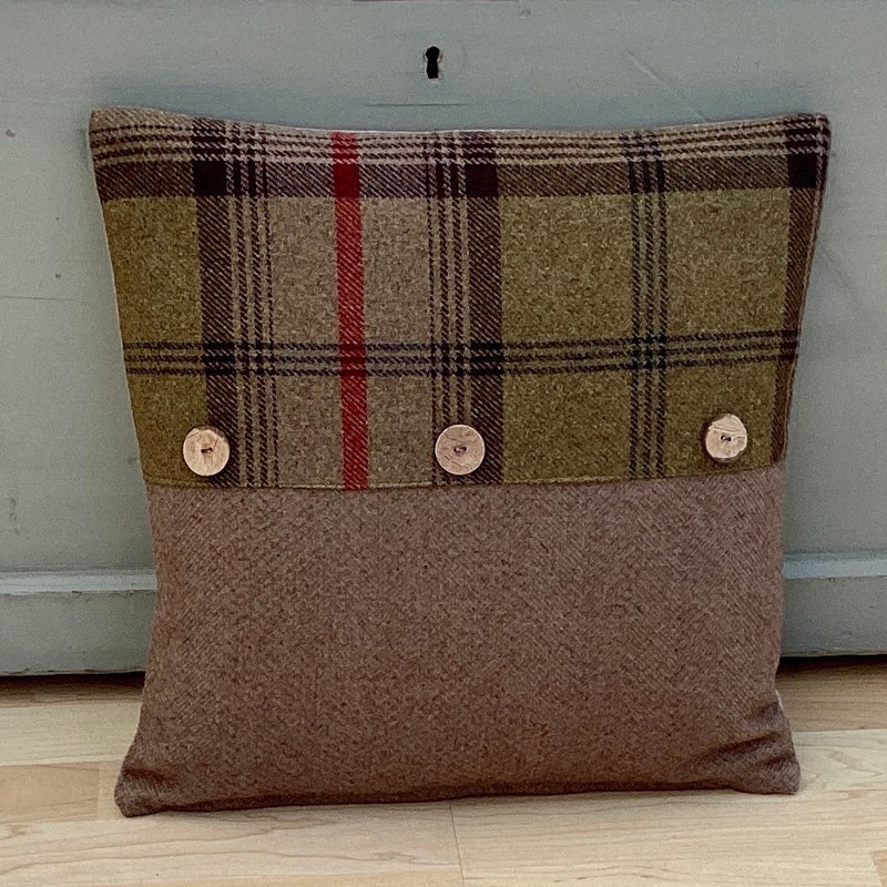 Button Cushion - Etsy UK