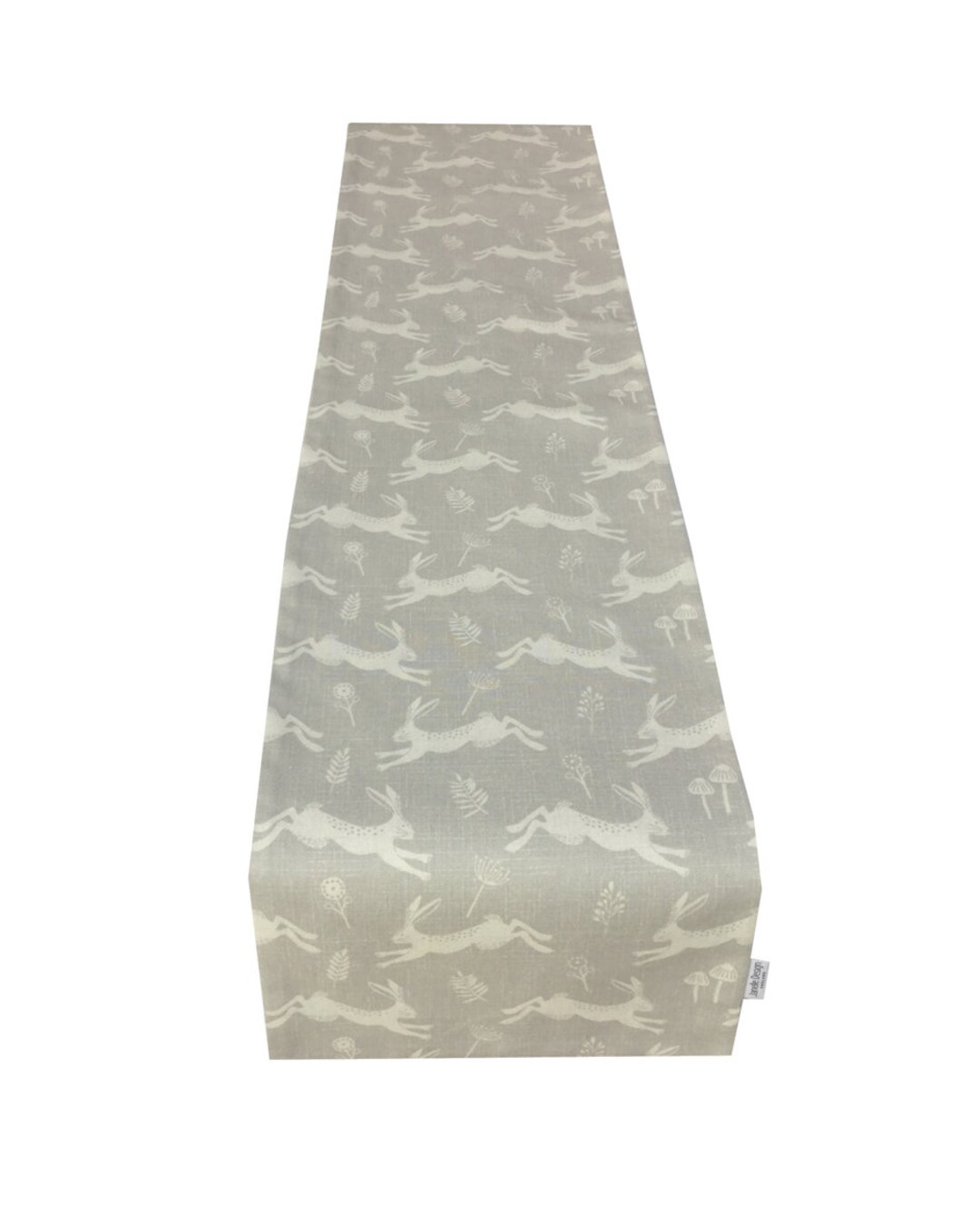 Leaping Hare Rabbit Silver Grey & Ivory Country Linen Home Accessories ...