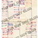 Vintage Library Due Date Cards, Printable Digital Download, Stamped ...