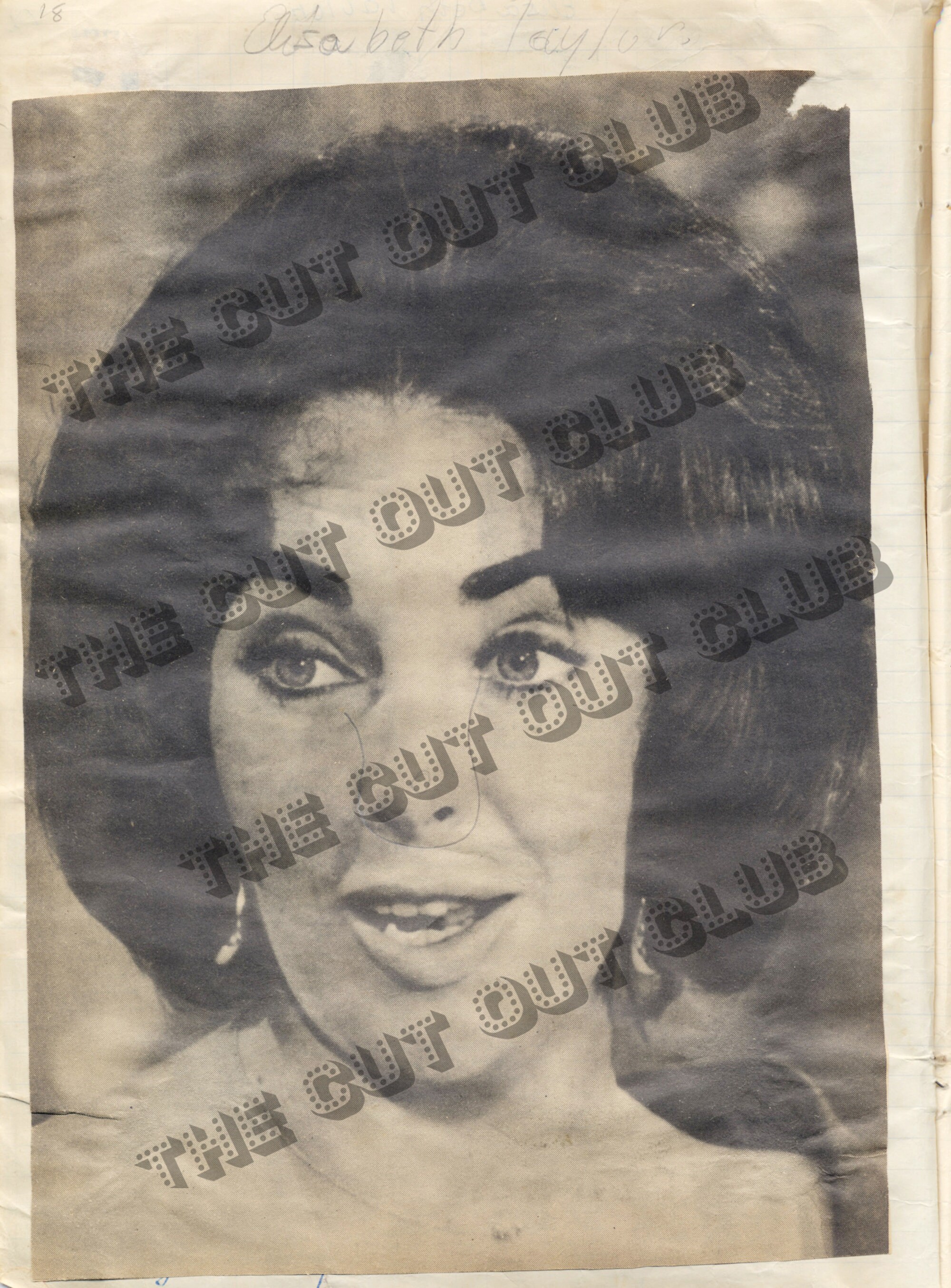 Vintage Scrapbook, 50s 60s Celebrity Fame Newspaper Clippings ...