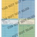 Vintage Library Due Date Cards, Printable Digital Download, Stamped ...