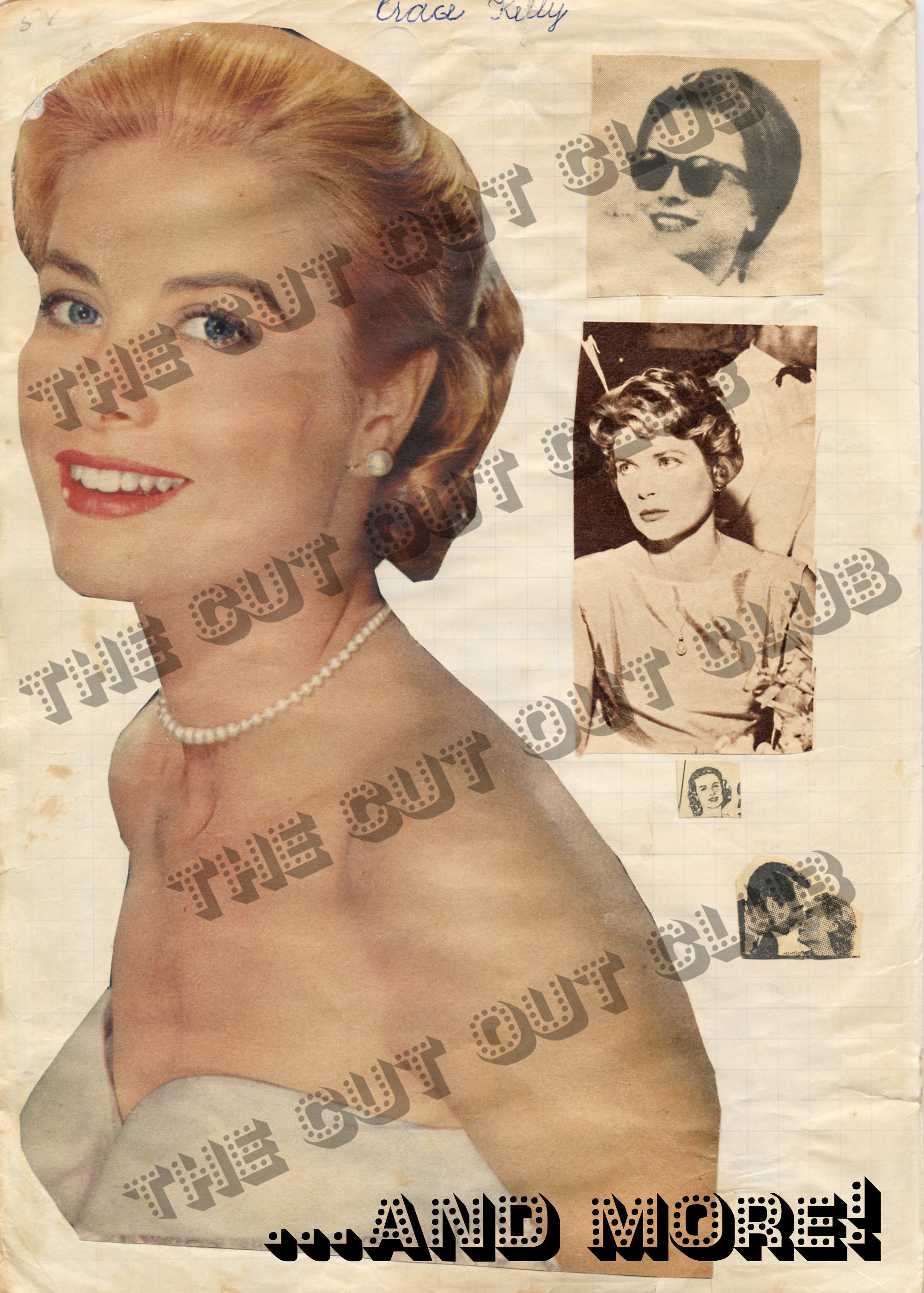 Vintage Scrapbook, 50s 60s Celebrity Fame Newspaper Clippings ...